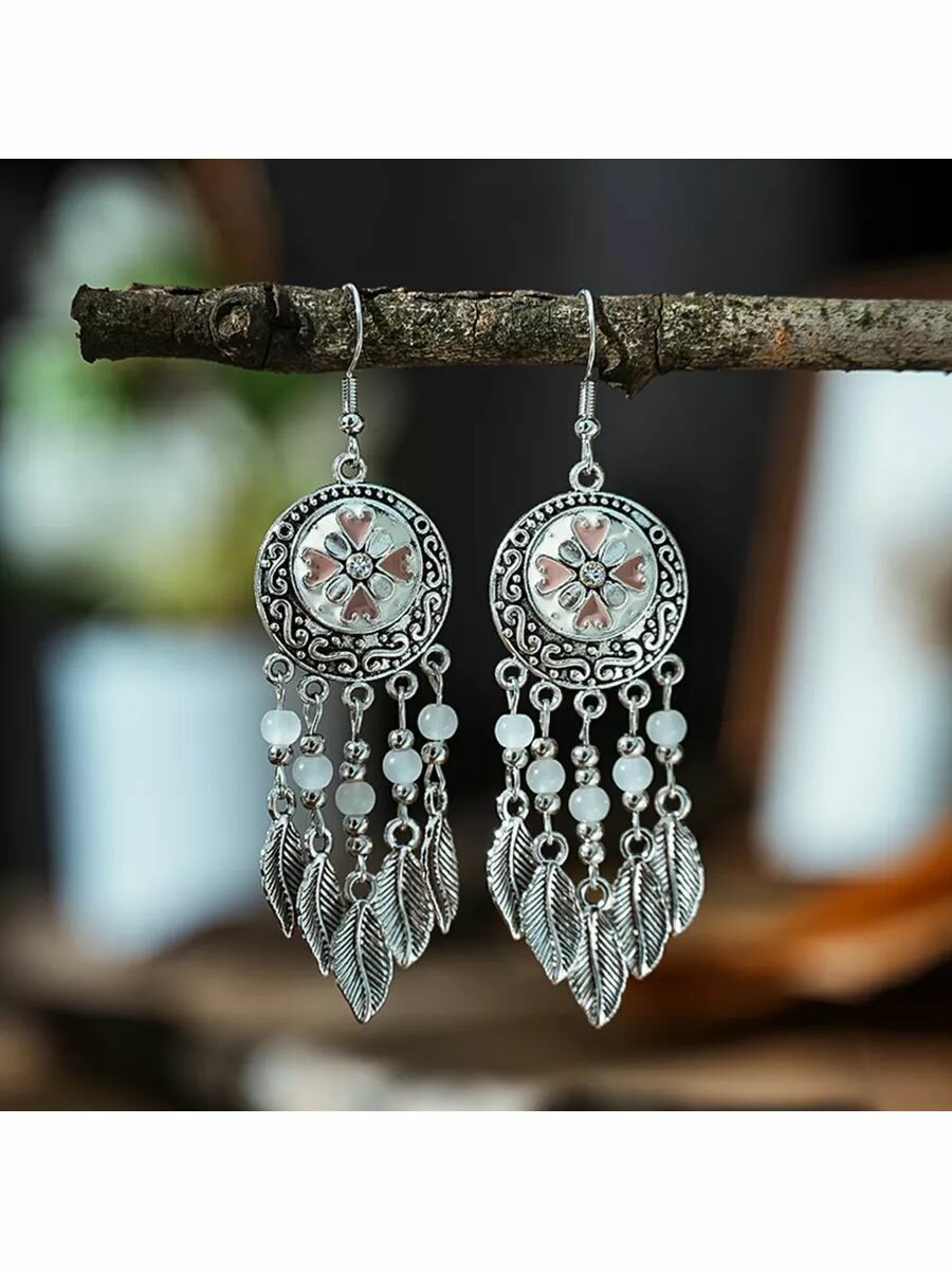 Серьги, искусственный камень