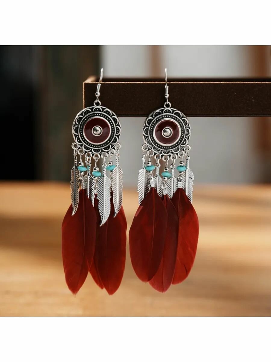 Серьги, искусственный камень