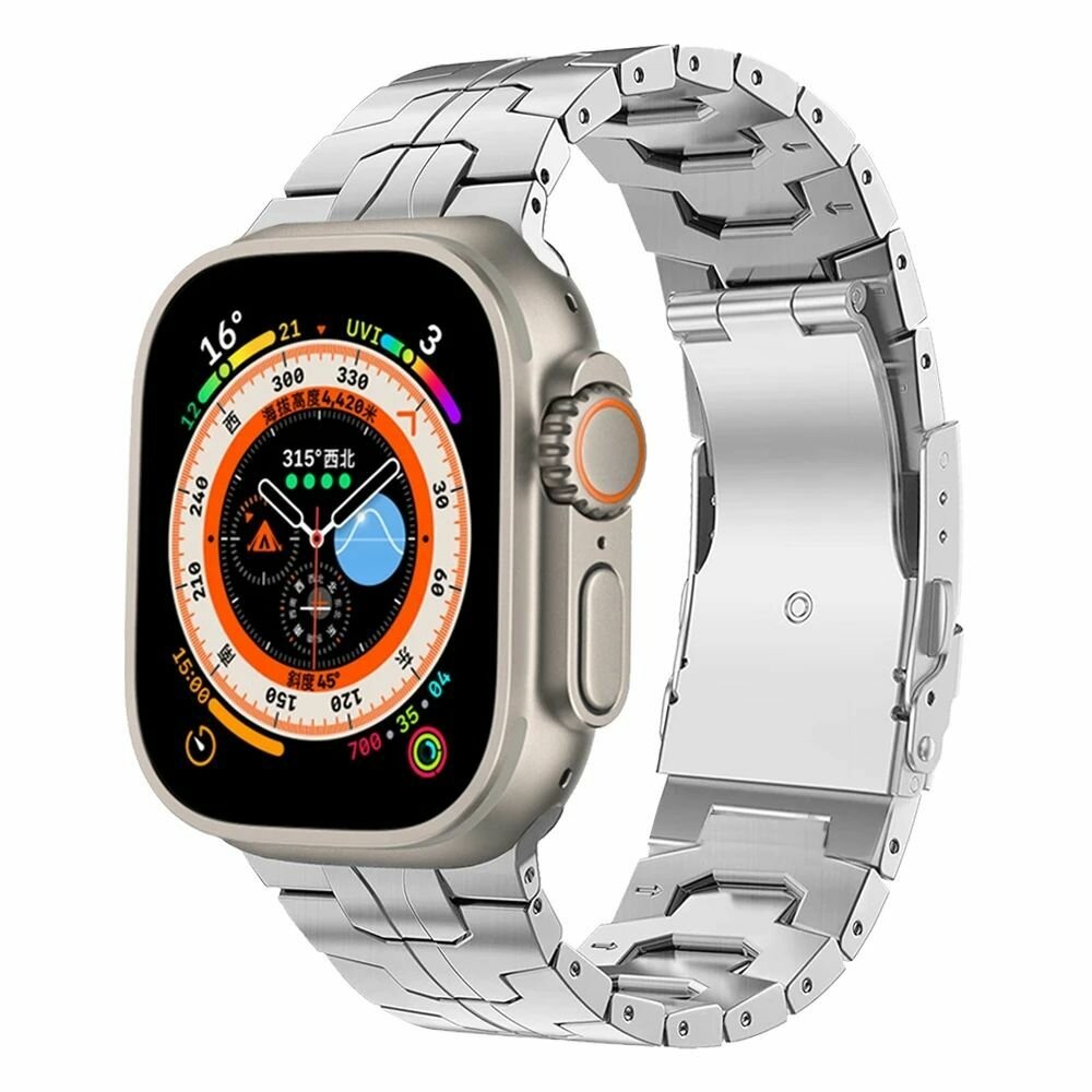 Ремешок для Apple watch, ремешок из титанового сплава, подходит для Apple Watch Series 3,4,5,6,7,8 -kpa