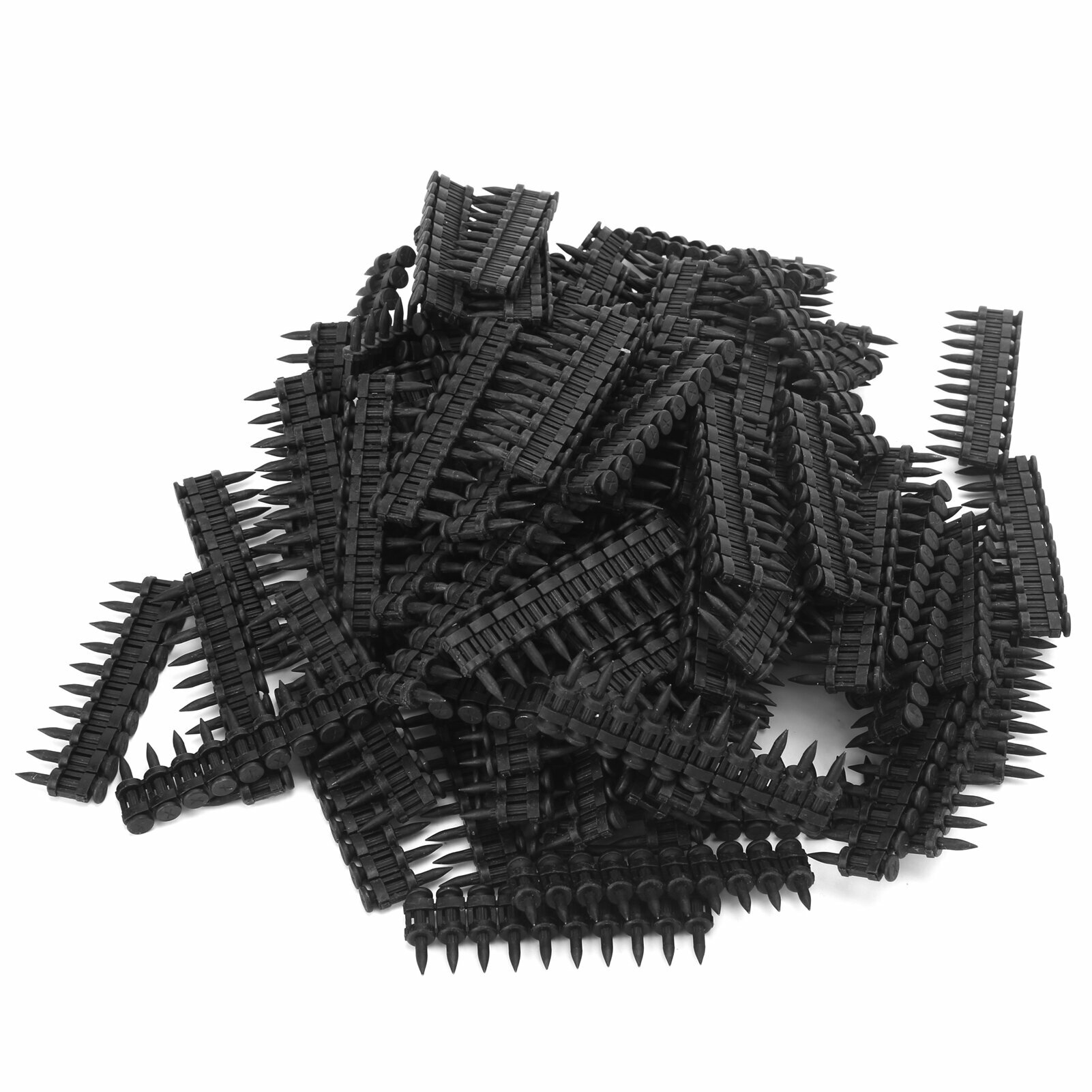 1000 шт, газовые гвозди, круглые, острые, черная пленка, ряд, дверные и оконные аксессуары, 3/4 дюйма