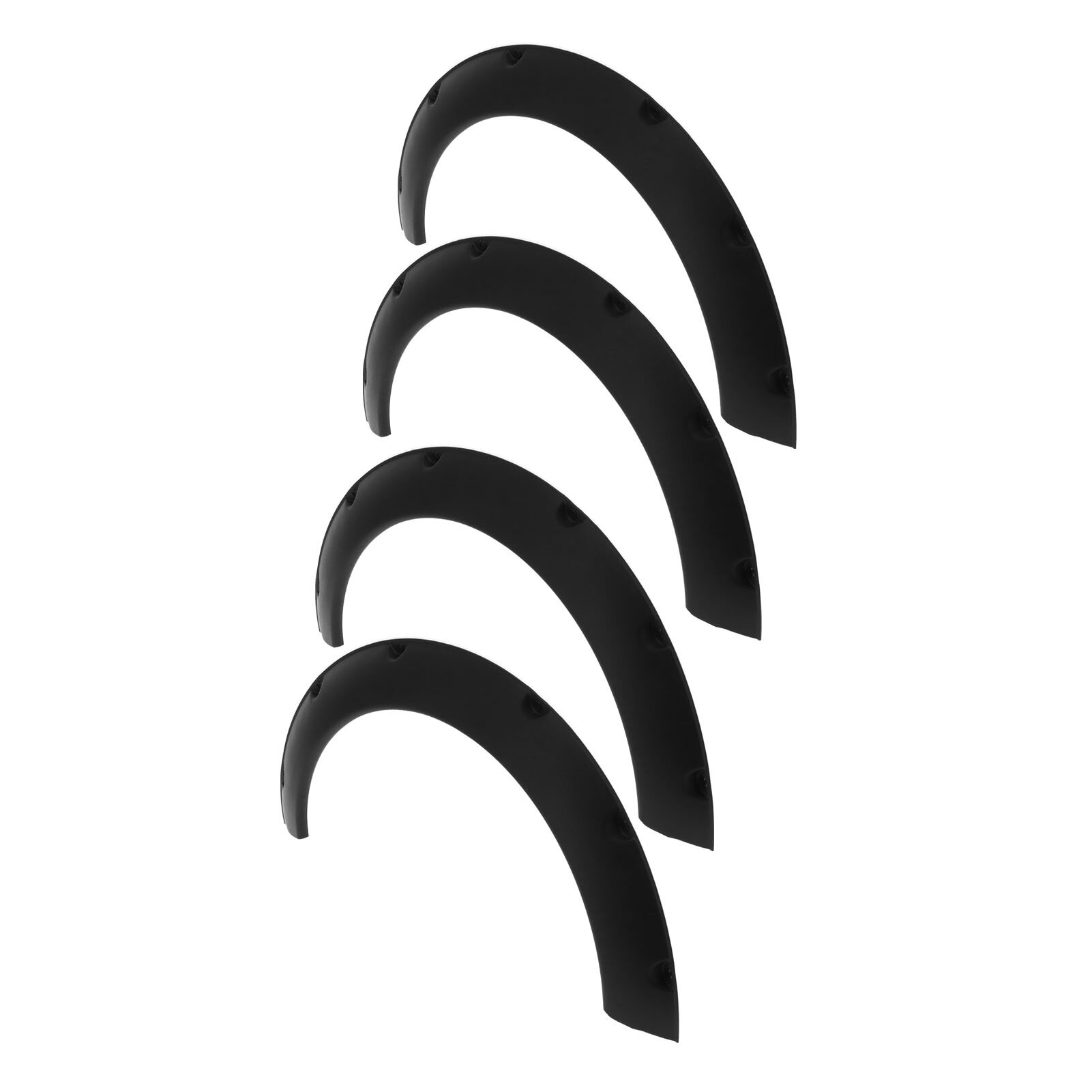 4 шт. Защитная накладка на бровь колеса, гибкая, расширенная, для колесных арок, универсальный автомобильный аксессуар