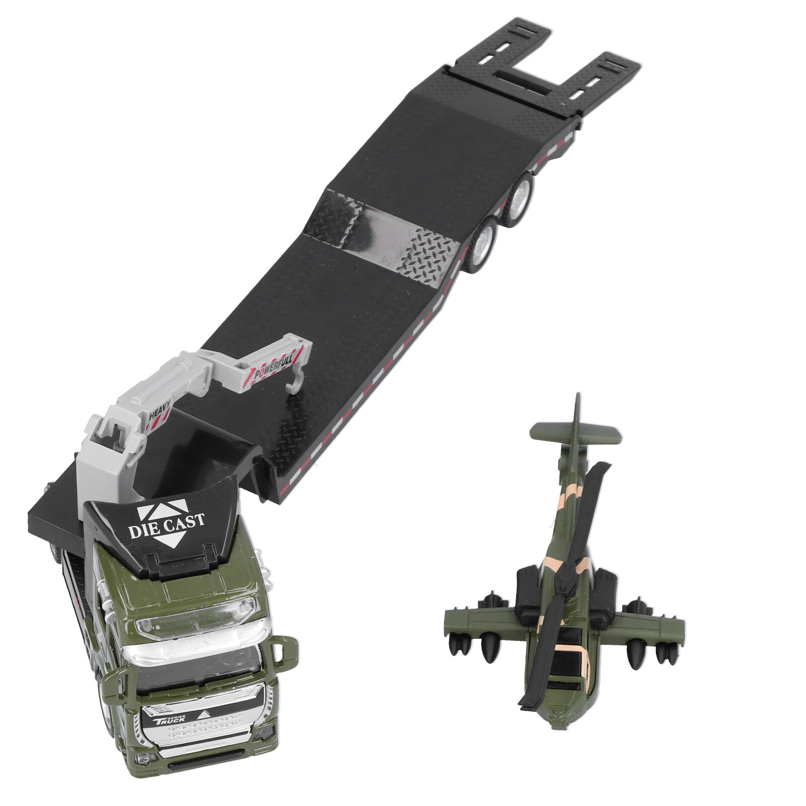 Набор игрушечных моделей военных грузовиков и самолетов из сплава, высокоточная имитация военной техники для детей, военный зеленый цвет.