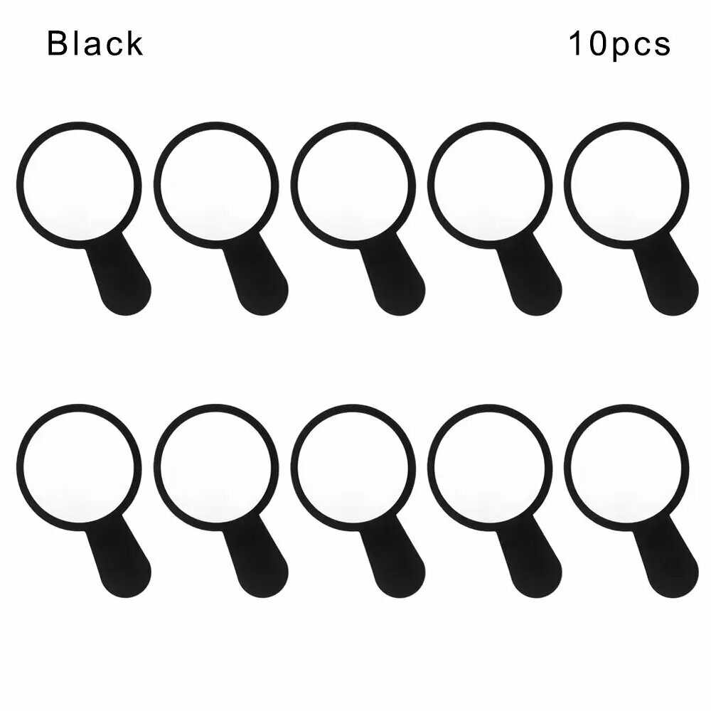 Пластиковая лупа ручная 3x, Black-10pcs, 45 мм