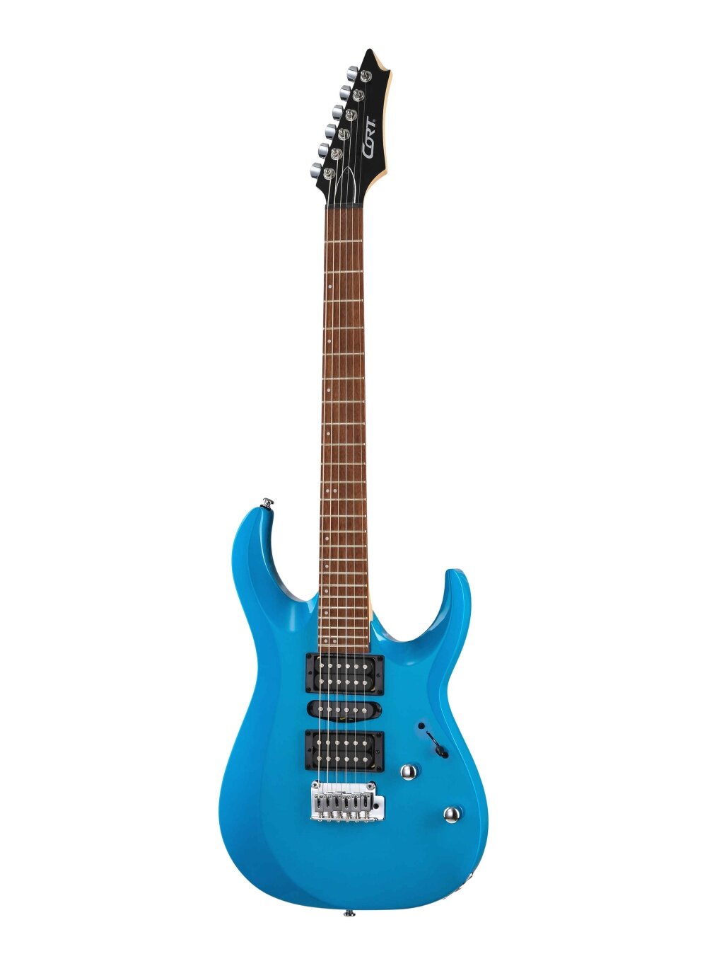 X200-CBL X Series Электрогитара, синяя, Cort