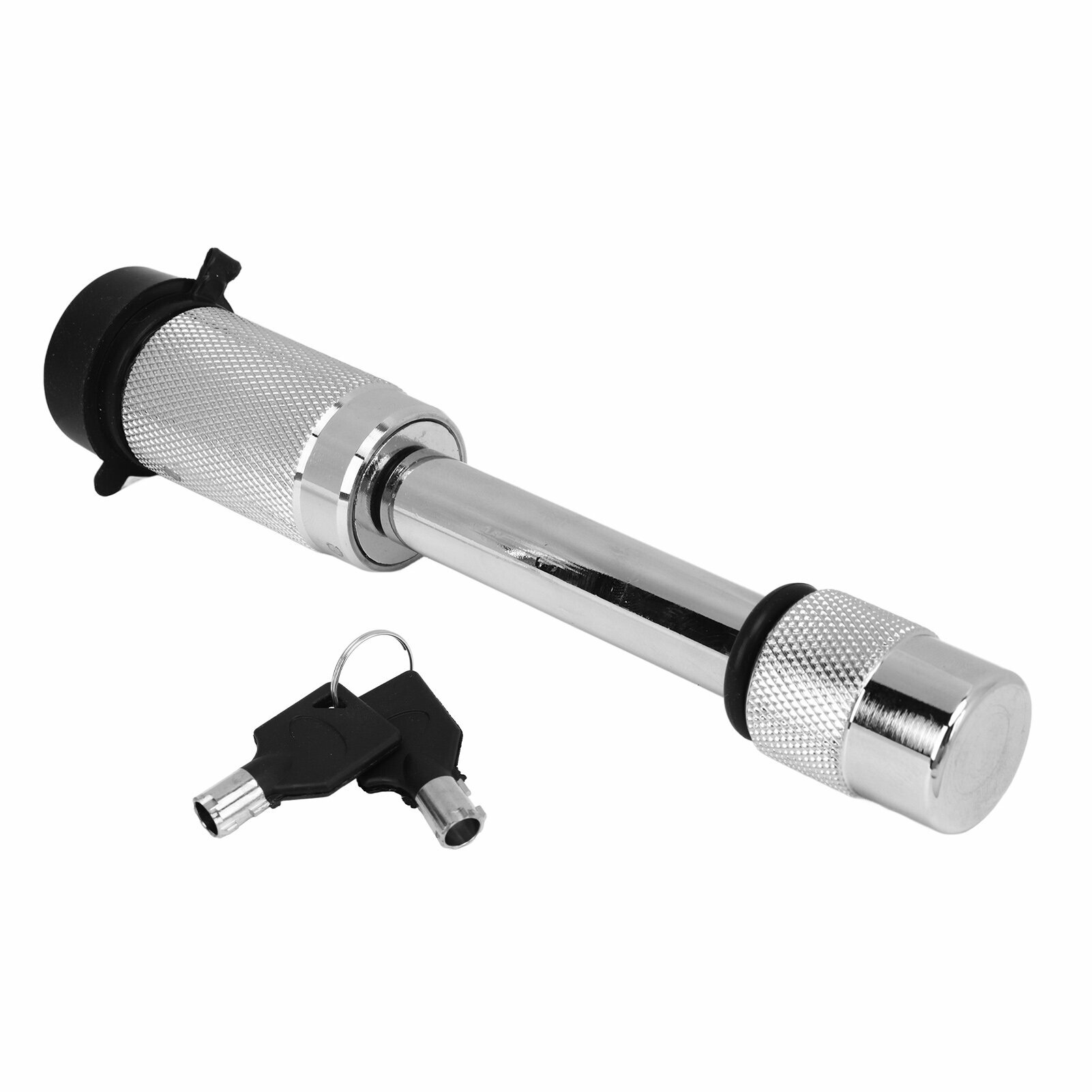 Замок для дышла прицепа, серебристая электрофоретическая краска, устойчивая к старению, для буксировки лодок, грузовиков, автофургонов