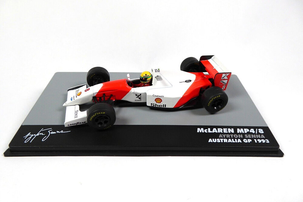 Модель коллекционная ALTAYA Mclaren ford MP4/8 winner gp australie 1993 a.senna / макларен айртон сенна австралия