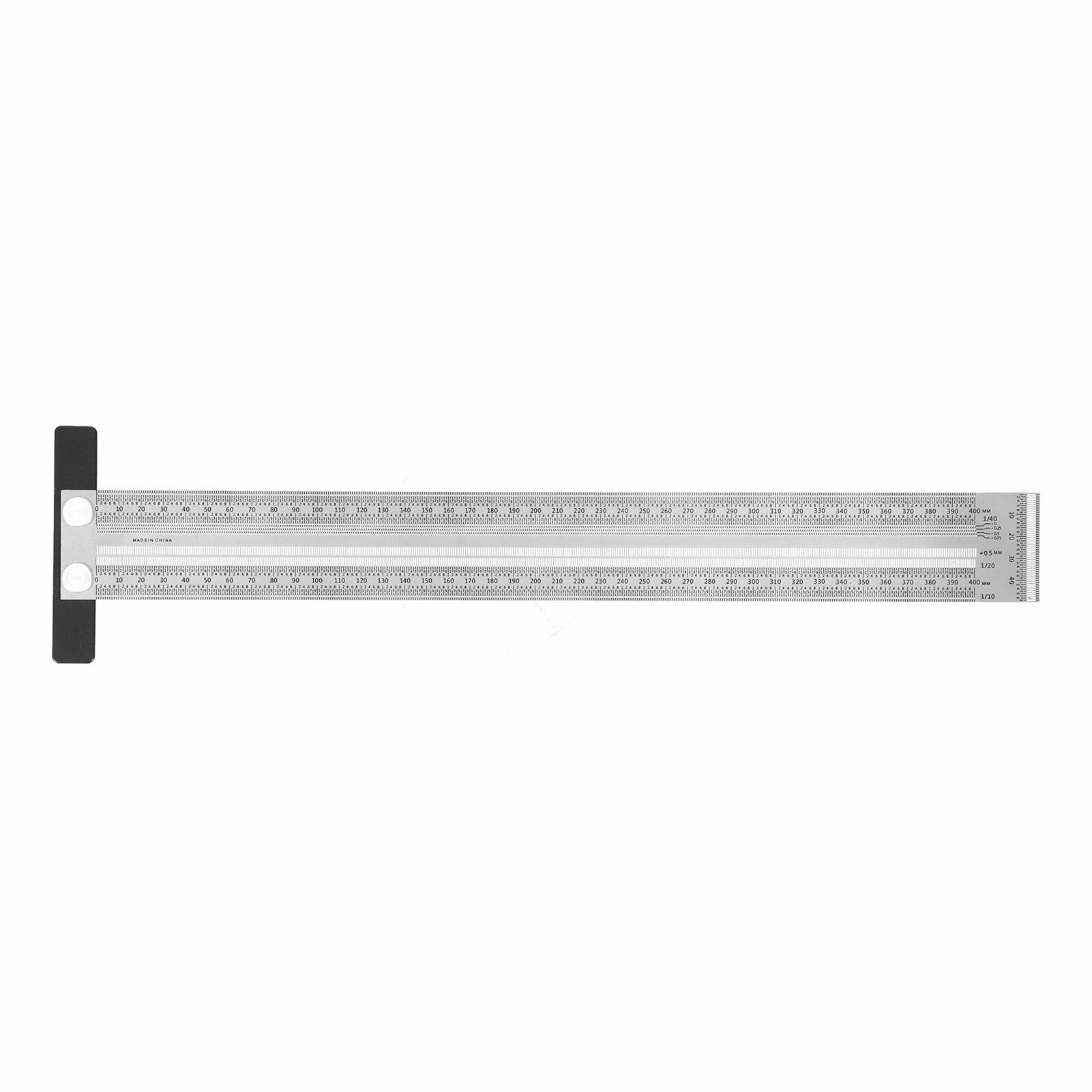 Т-образная линейка для разметки и позиционирования по дереву, линейка для измерения и декорирования по дереву, 400 мм