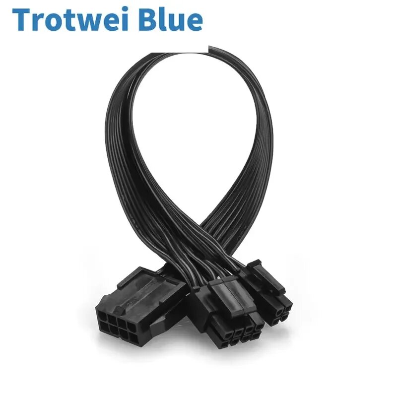 RGeek EPS CPU 8-контактный разъем для процессора ATX 8-контактный + ATX 4-контактный штекерный шнур питания Процессор 8-контактный на 8 + 4-контактный преобразователь Удлинительный кабель 20 см