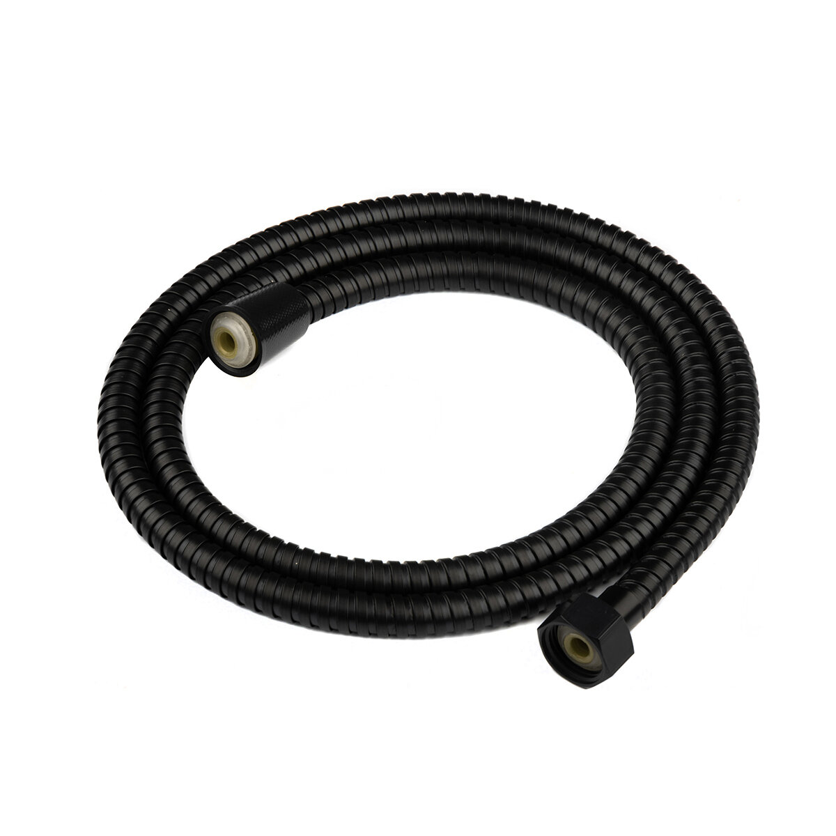 Шланг для душа Рыжий кот, нержавеющая сталь, 1,5 м, цвет черный, 1шт