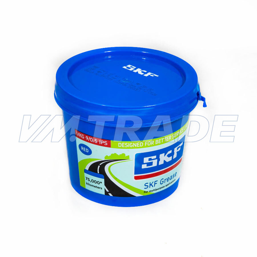 Смазка для подшипников SKF Grease NLGI-3 водостойкая 75000 км красная 0,5 кг