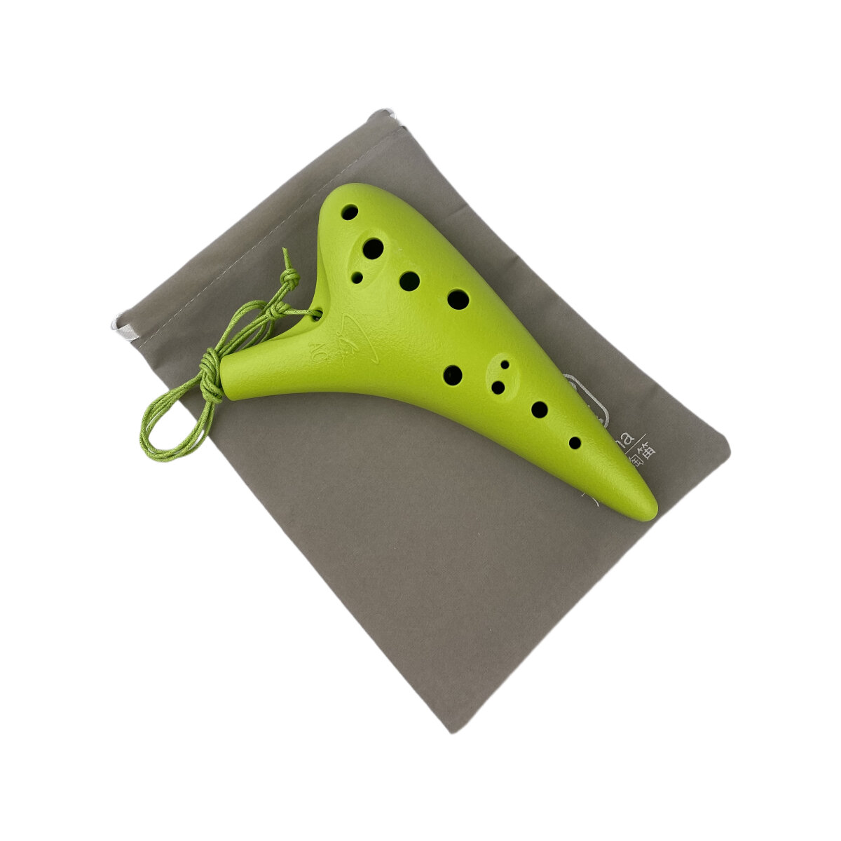 Окарина FengYa Professional AC 12 отверстий, пластик, зелёная