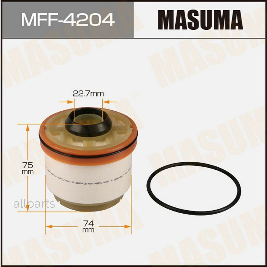 MASUMA MFF4204 фильтр топливный! \Toyota Hilux 2.5D/2.5D-4D/3.0D 06>