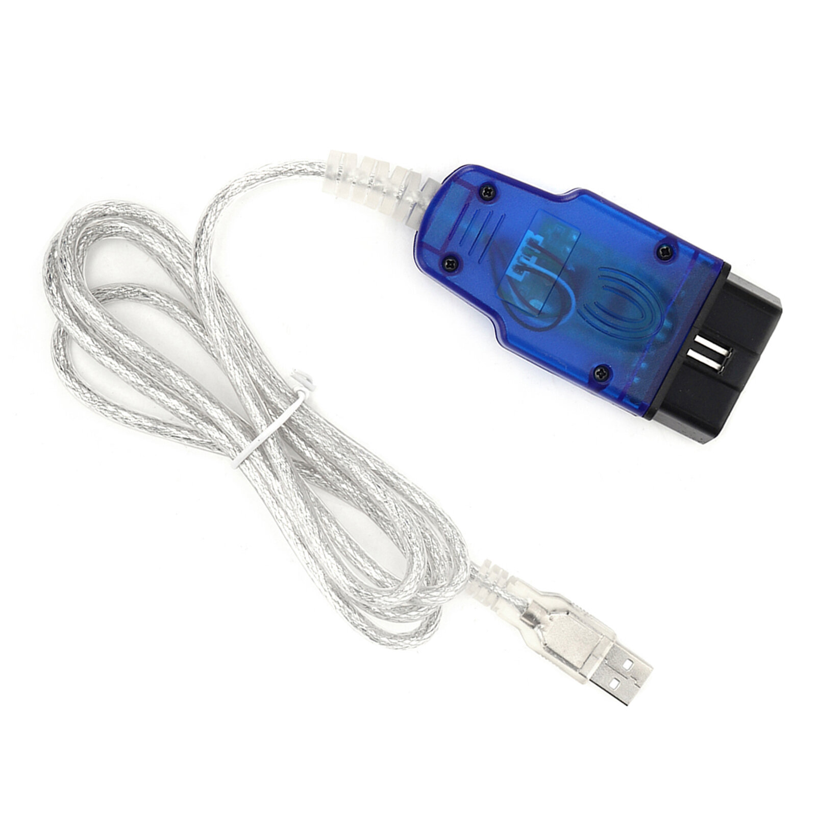 Набор инструментов для диагностики автомобиля Car Diagnostic Scanner Tool Kit, кабель USB 409.1, чехол для отпечатка пальца, 1 шт. диагностический кабель, 1 шт. CD, цвет как на картинках, материал пластик, для Windows 98SE/ME/2000/NT/XP, поддерживает