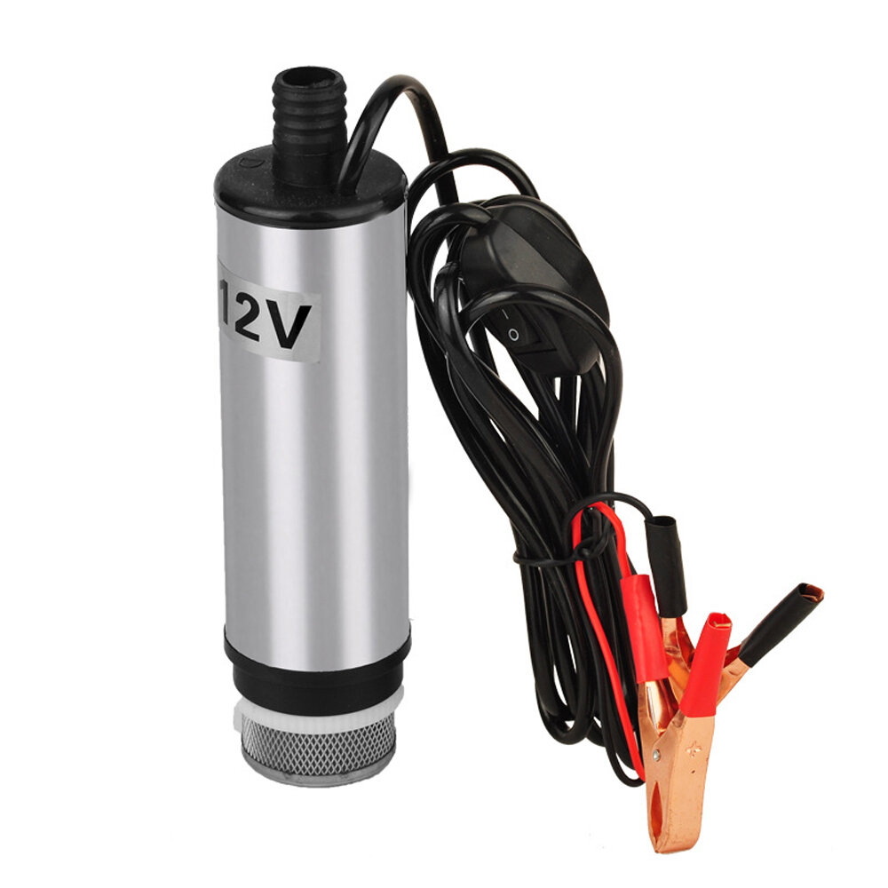 12 В самовсасывающий погружной масляный насос небольшой электрический портативный насос для заполнения водой масляный насос 10 л/мин компактный дизайн