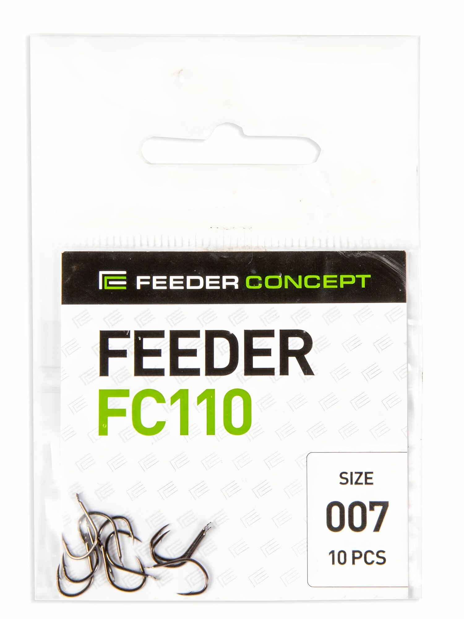 Крючки FeederConcept FEEDER FC110, разм. 7, одинарные , 10шт.