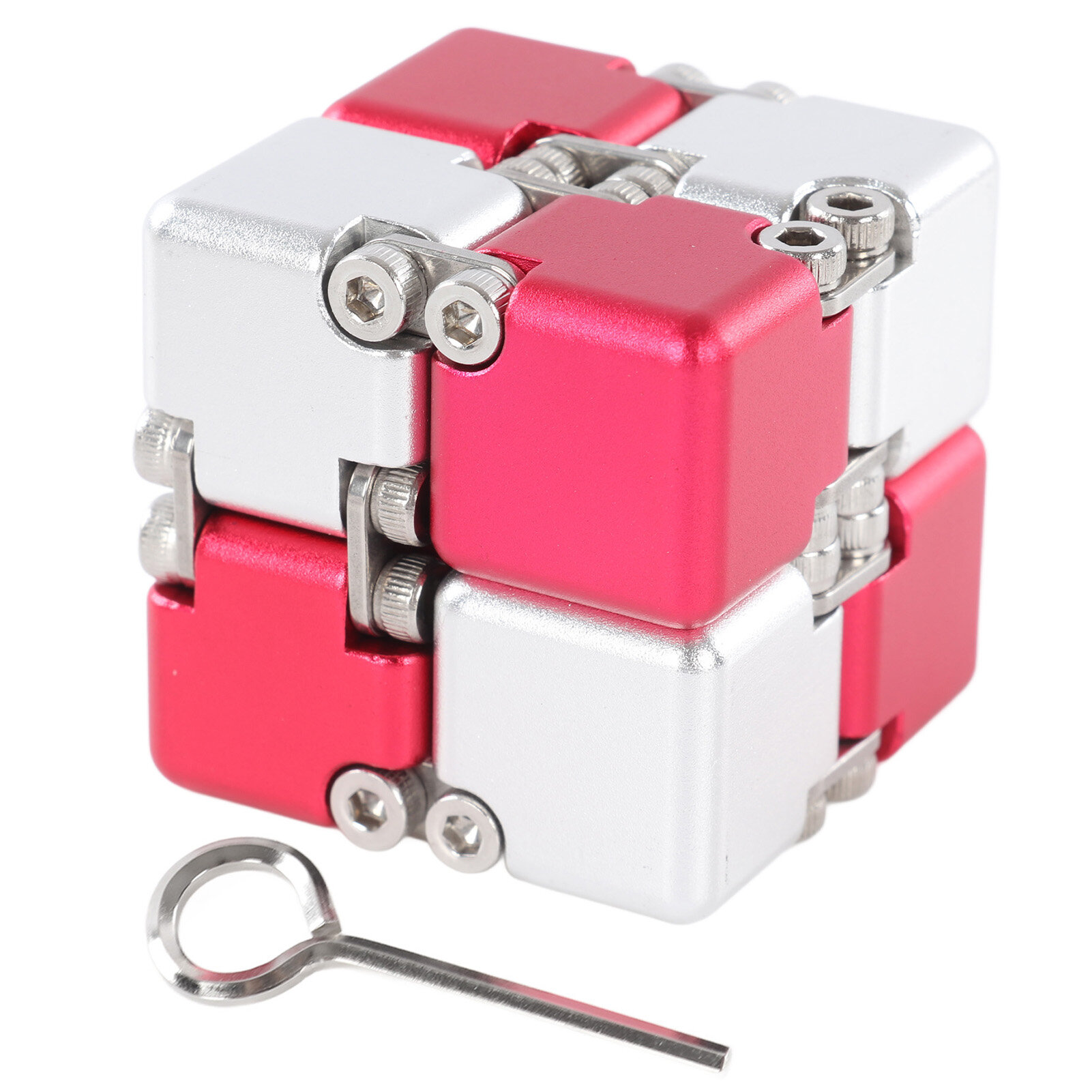 DIY DIY Бесконечная головоломка Игрушка для взрослых портативного сплава Смешное стресс.