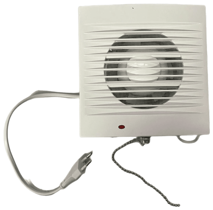 Вытяжка бытовая 100мм XP-VO100 с москитной сеткой, шнуром и выключателем