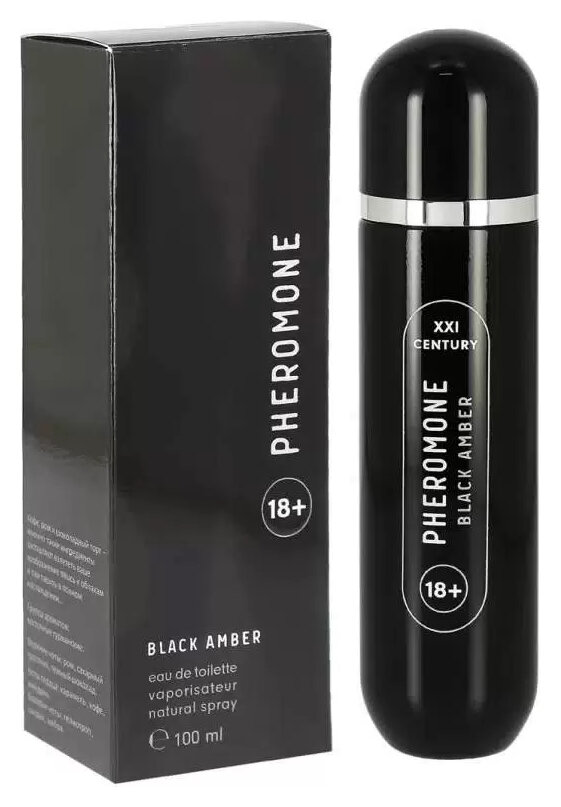 Туалетная вода Парфюмерия XXI века Туалетная вода Мужская Pheromone Black Amber (Объем 100 мл)