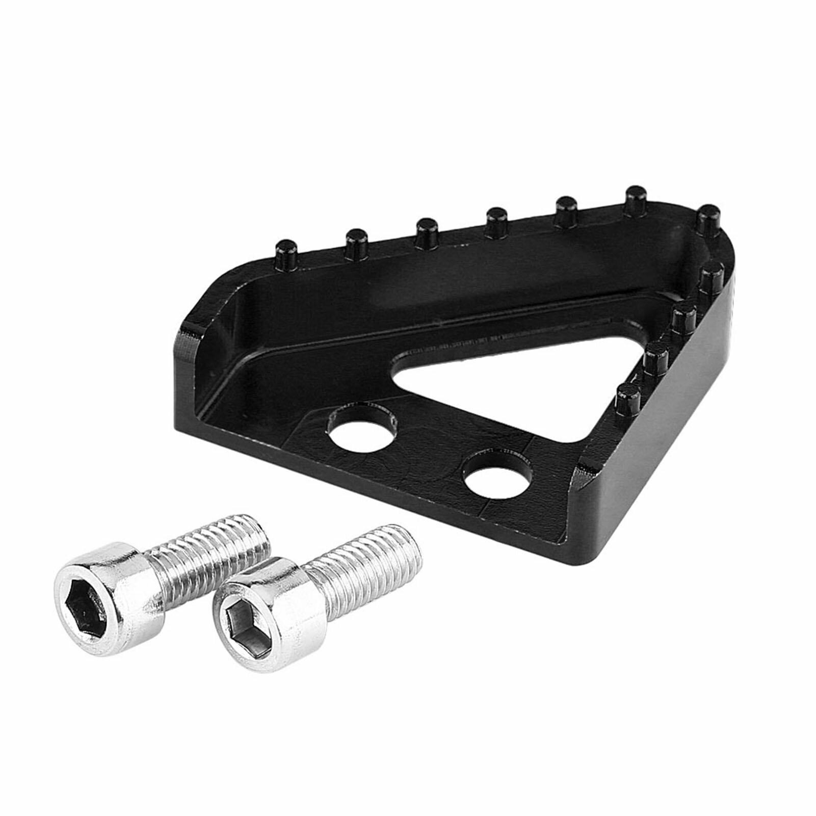 Motorcycle CNC Rear Brake Pedal Step Plate Tip for RC125/200/390 or 690/990 Black