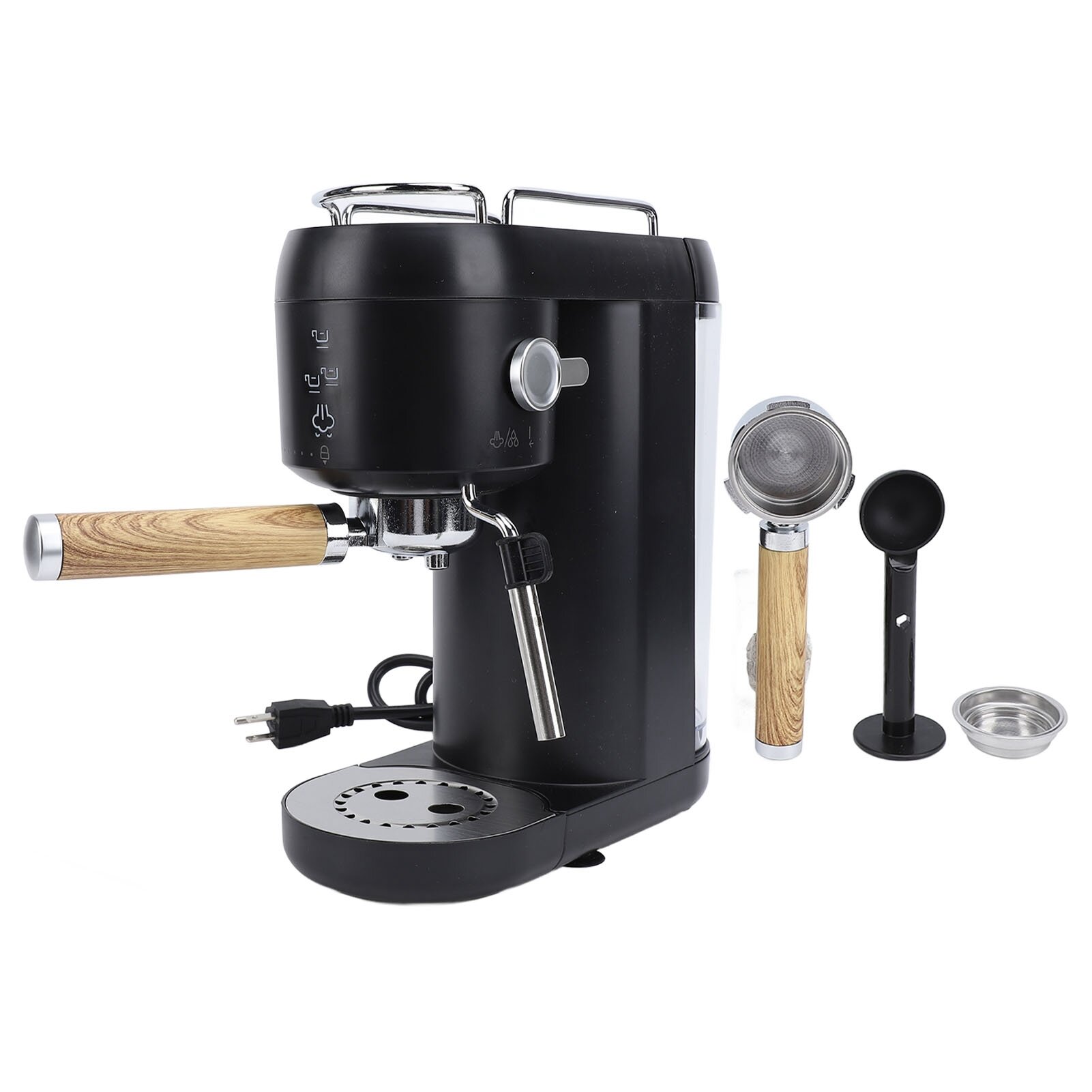 Кофеварка 20 баров с портафильтрором вмешивается 1400 Вт интеллектуальной температурой, кофемашина для кофемашины для капучино США 110 В