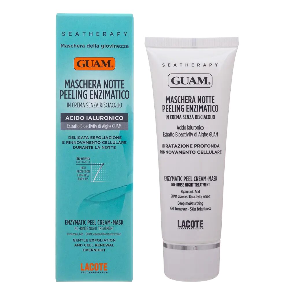 Guam Seatherapy Маска для лица энзимная ночная 75 мл 1 шт