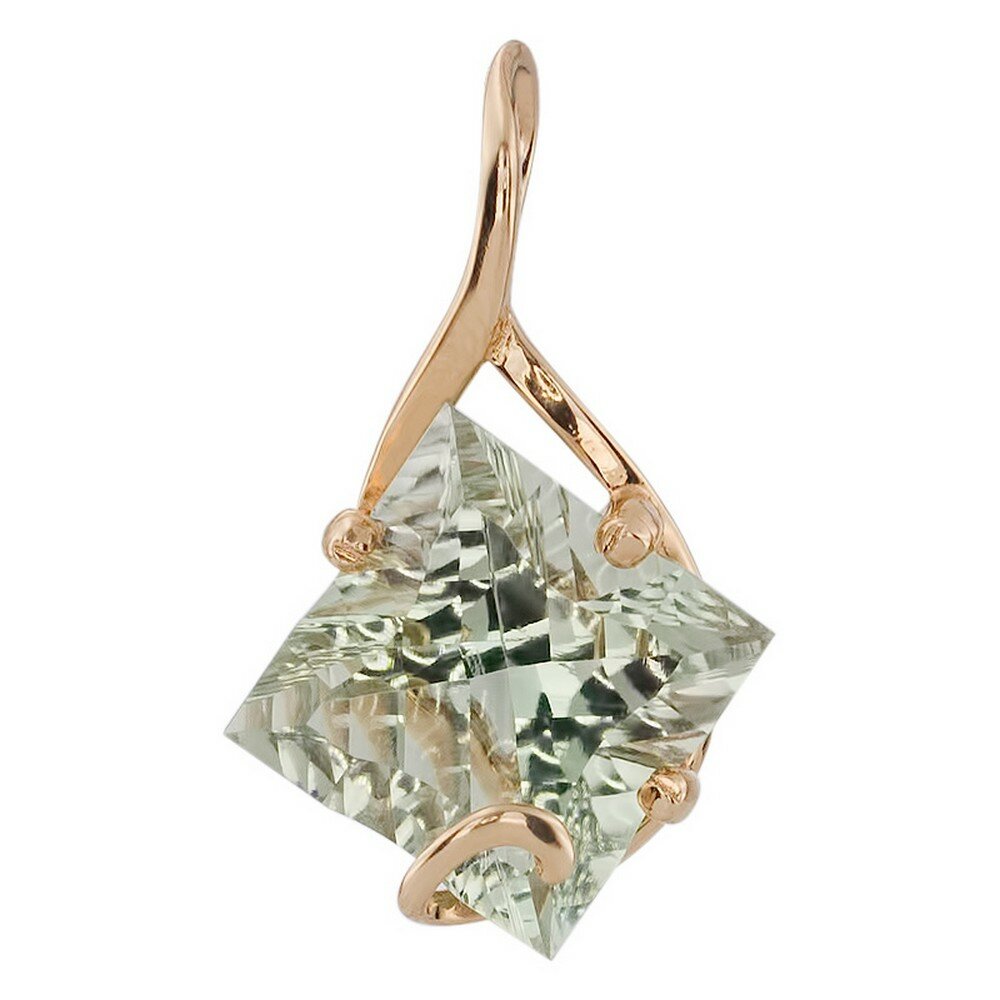 Подвеска ALORIS, красное золото, 585 проба, аметист