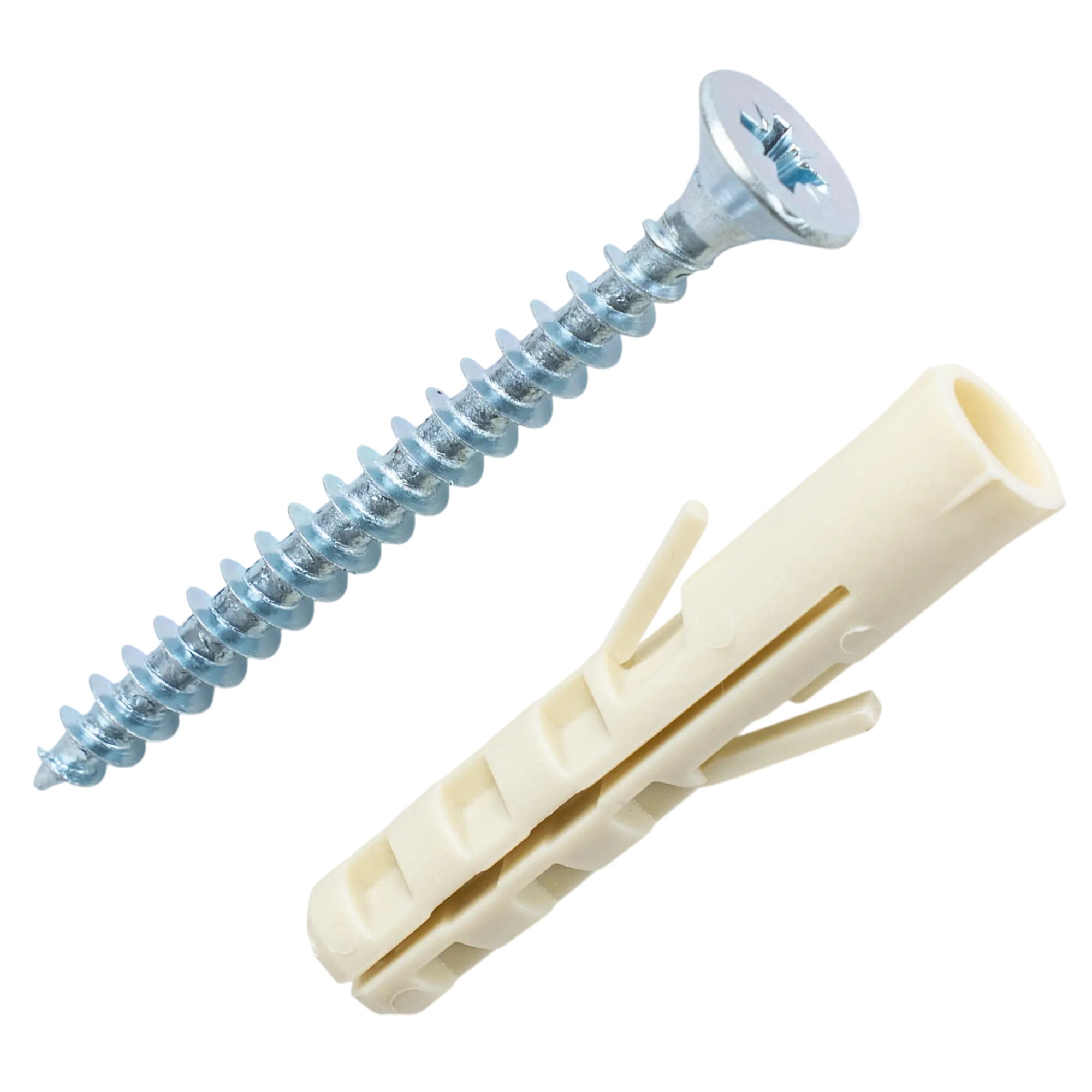 Sormat нейлоновый дюбель распорный 8x40 мм, набор 25 шт для монтажа в стенах