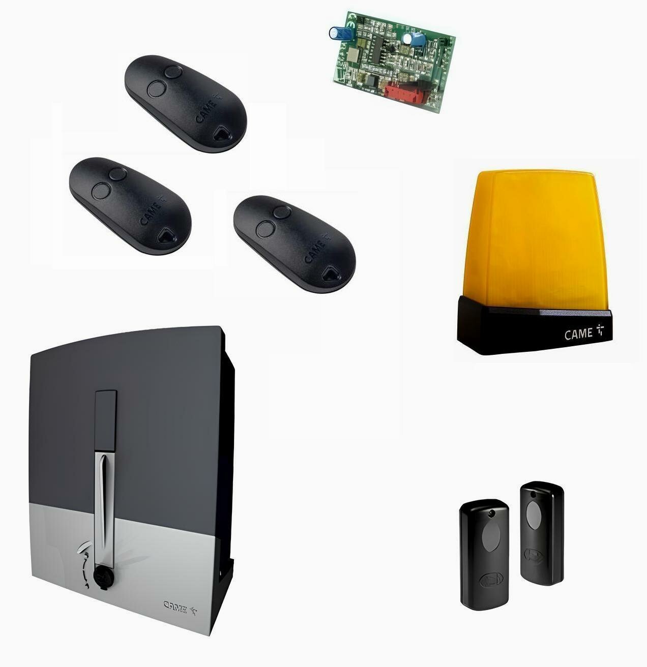 Автоматика для откатных ворот BXL04AGS FULL-Т3, комплект: привод, радиоприемник, 3 пульта, фотоэлементы, лампа, антенна