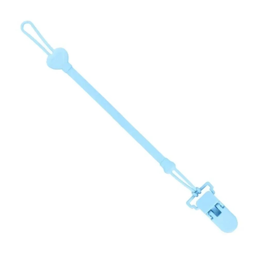 MOONBIFFY Зажим для держателя соски из силикона Голубой, blue