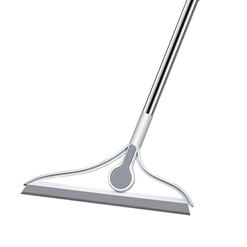 Sulida Squeegee Magic Broom, Bathroom Multi-Functional Silicone Water Scraper, Floor Cleaning Tool, Dual-Purpose Broom, 33cm