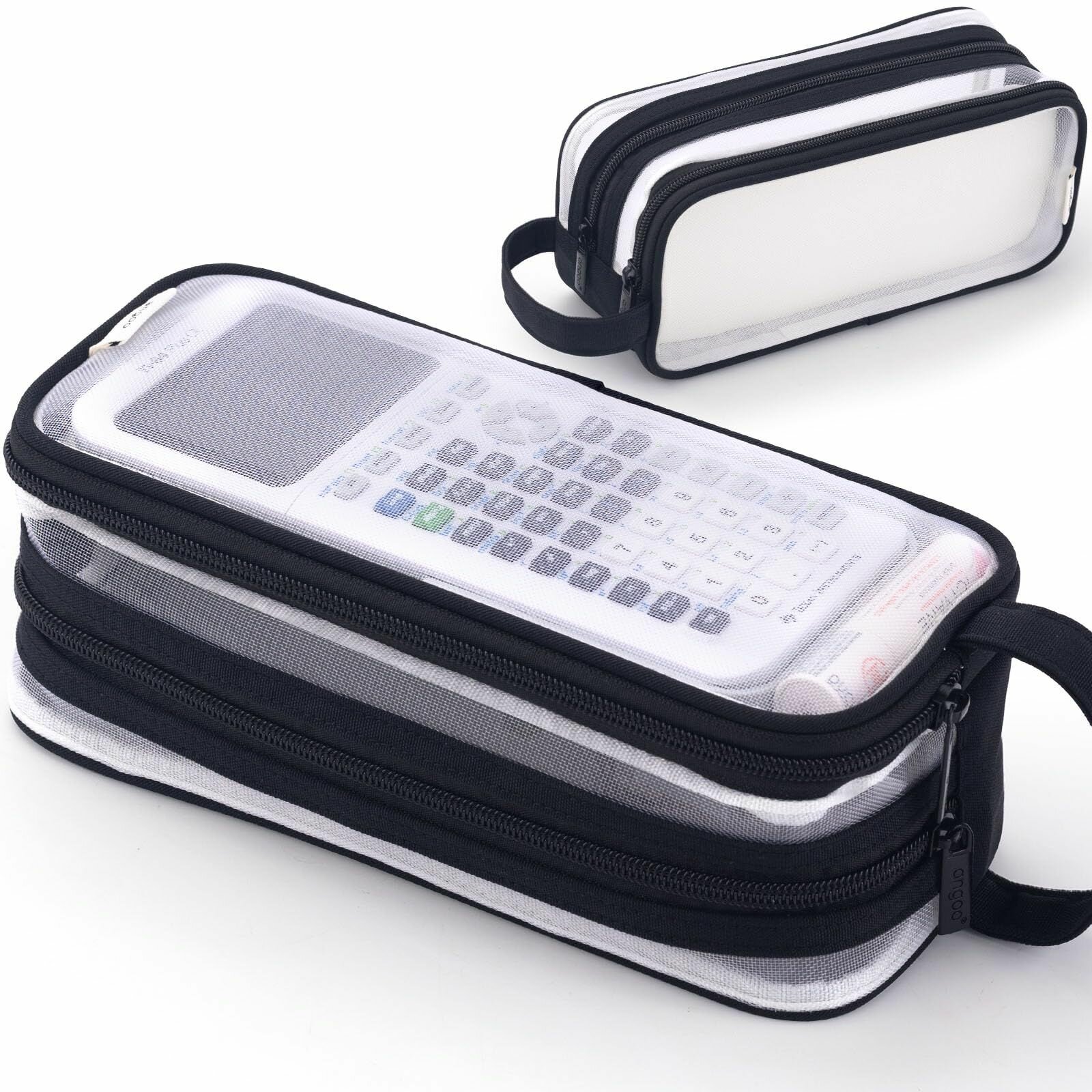 Большой сетчатый пенал с 2 отделениями