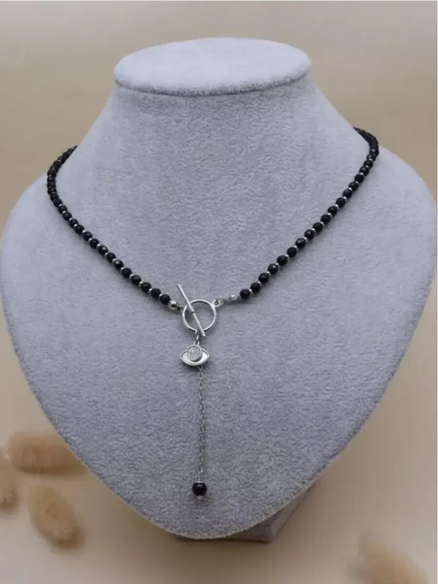 Колье, агат, перламутр