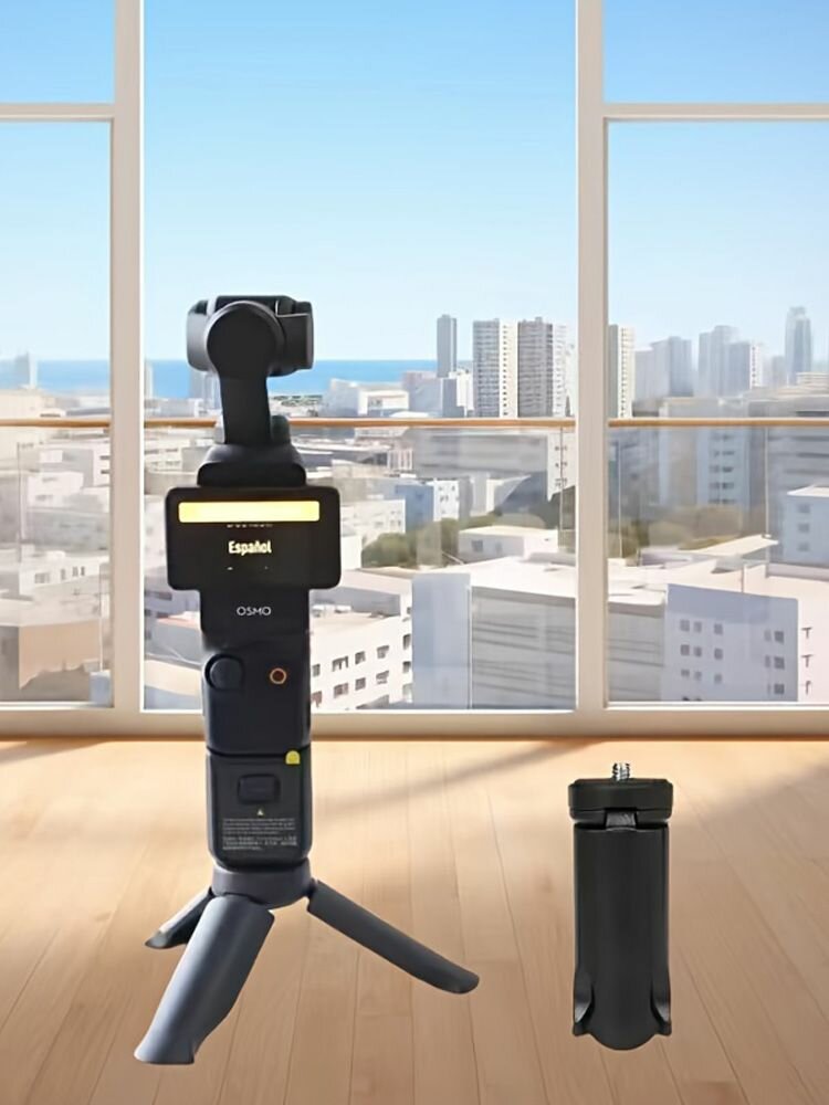 Черный мини-штатив с адаптером для стабилизатора, компактный и портативный