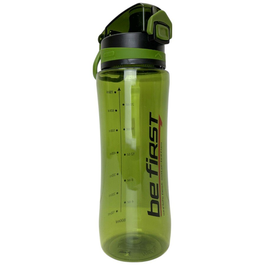Бутылка для воды из тритана Be First 800 мл - хаки