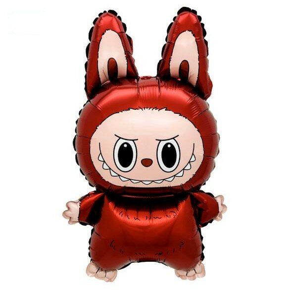 Шар фигура плюшевый эльф Лабубу Labubu коричневый (27"/69 см)