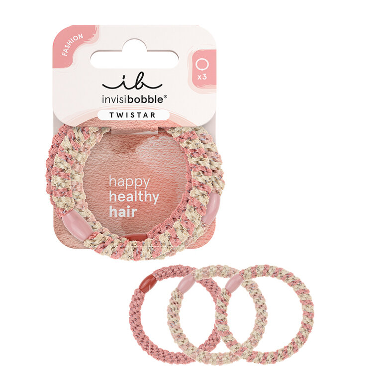Invisibobble TWISTAR Blush Braids Резинка для волос TWISTAR Blush Braids