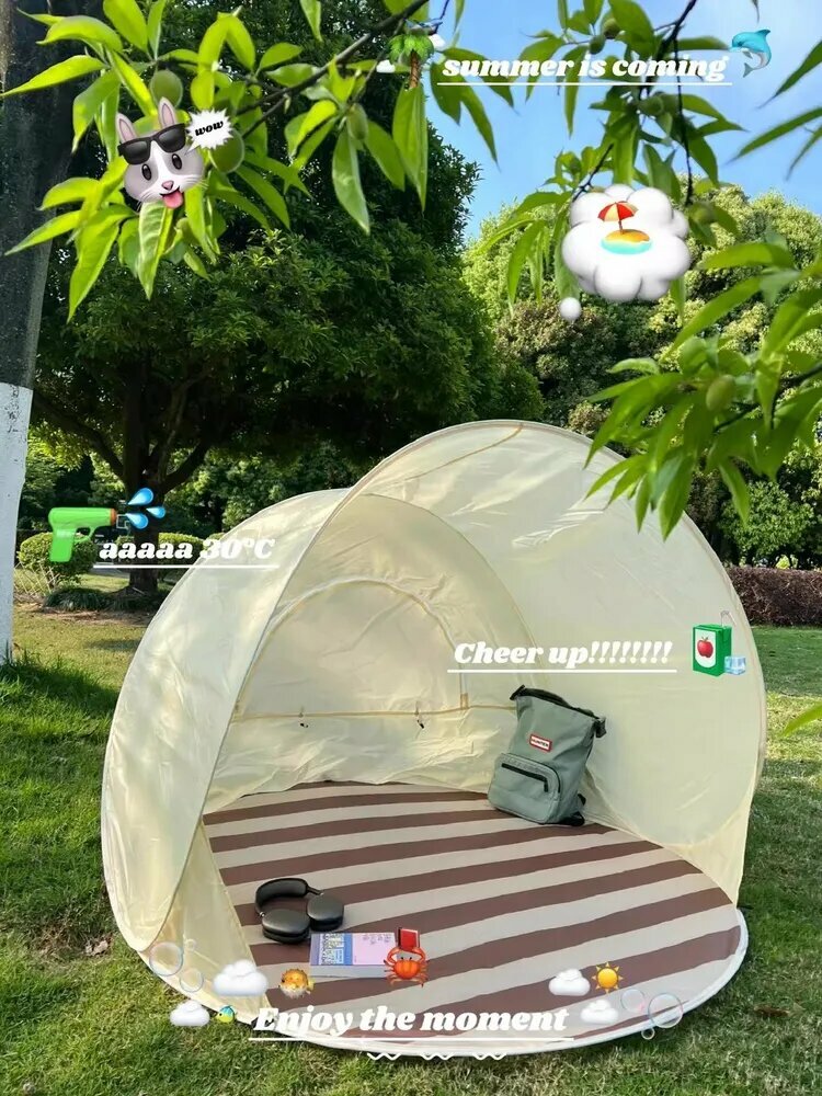 Переносная палатка, раскладной лагерь, солнцезащитный пикник, песчаный пляж, палатка в один клик.