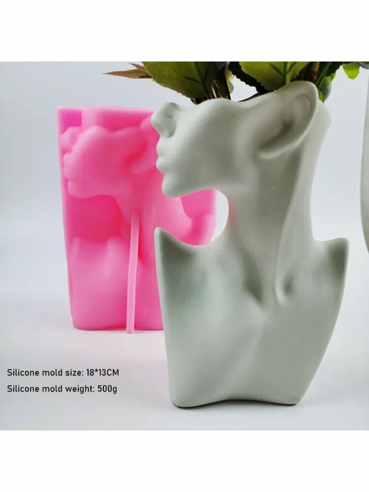 Силиконовая форма для художественной вазы Женская ваза, мужская ваза