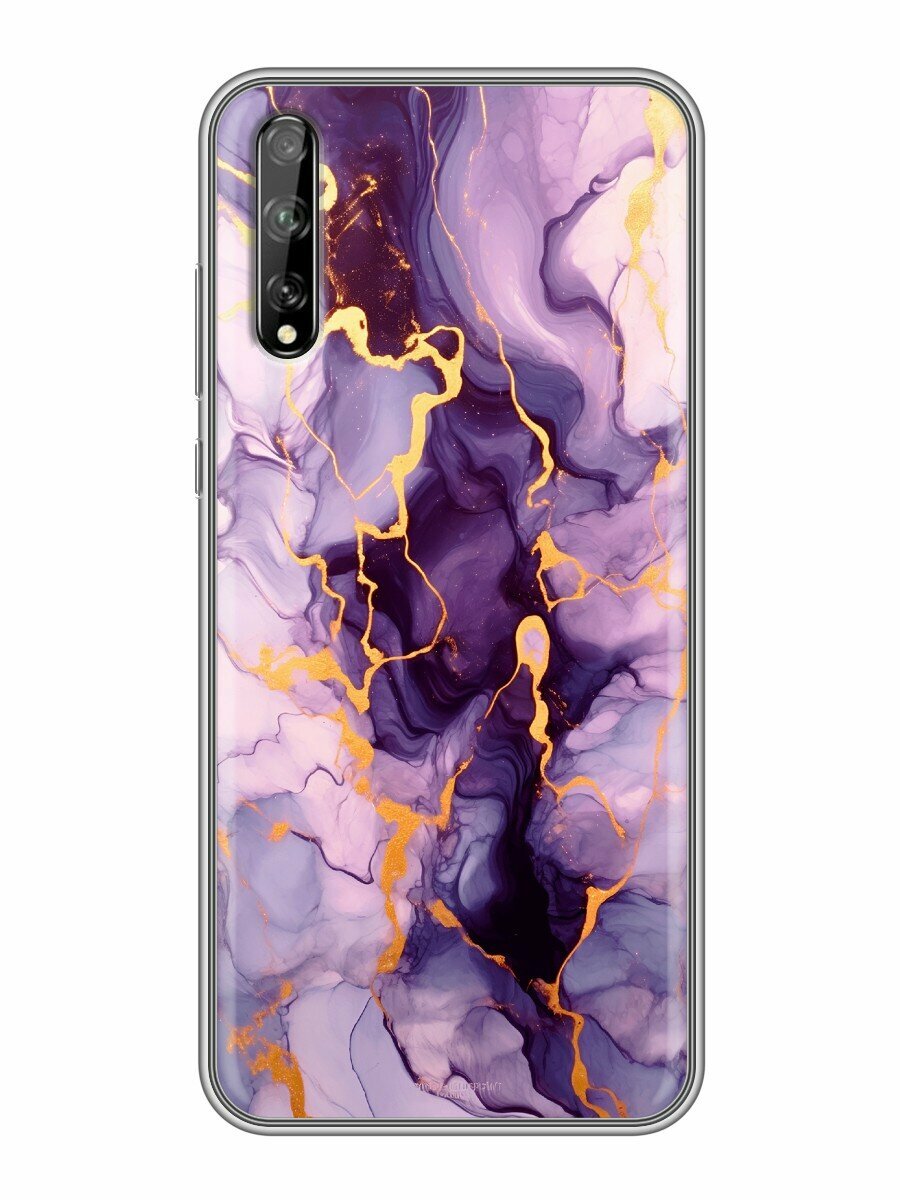 Чехол для Huawei Y8P, Honor 30i с принтом Мрамор (Хуавей У8Р Хонор 30)