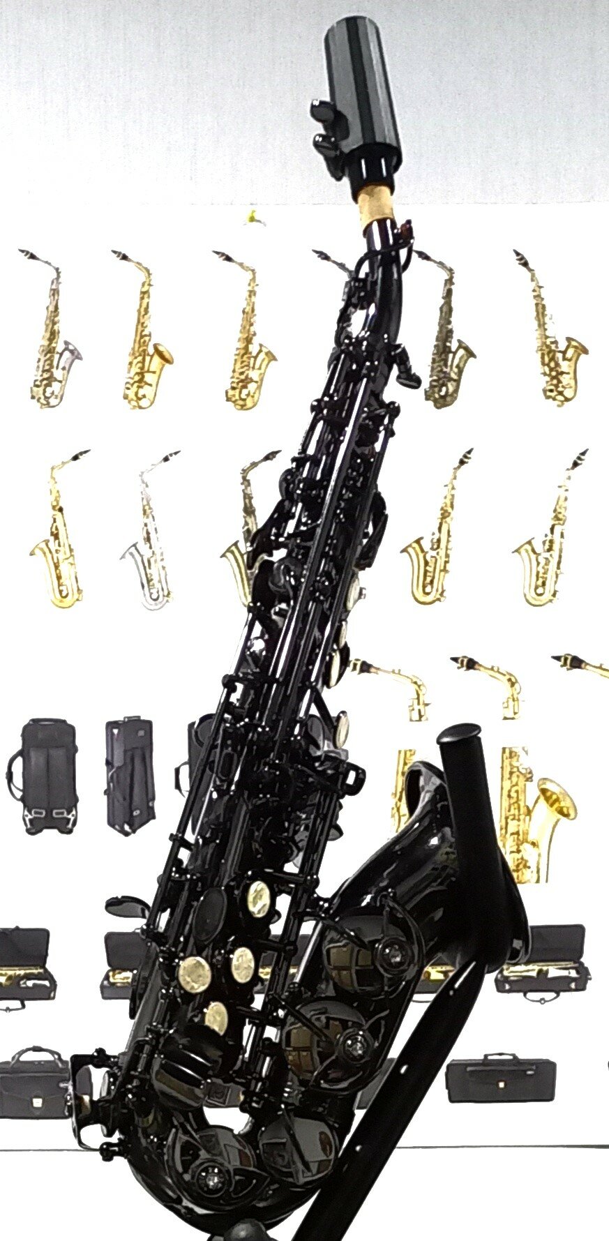 Саксофон Сопрано изогнутый D.Krenz 762 Black Nickel