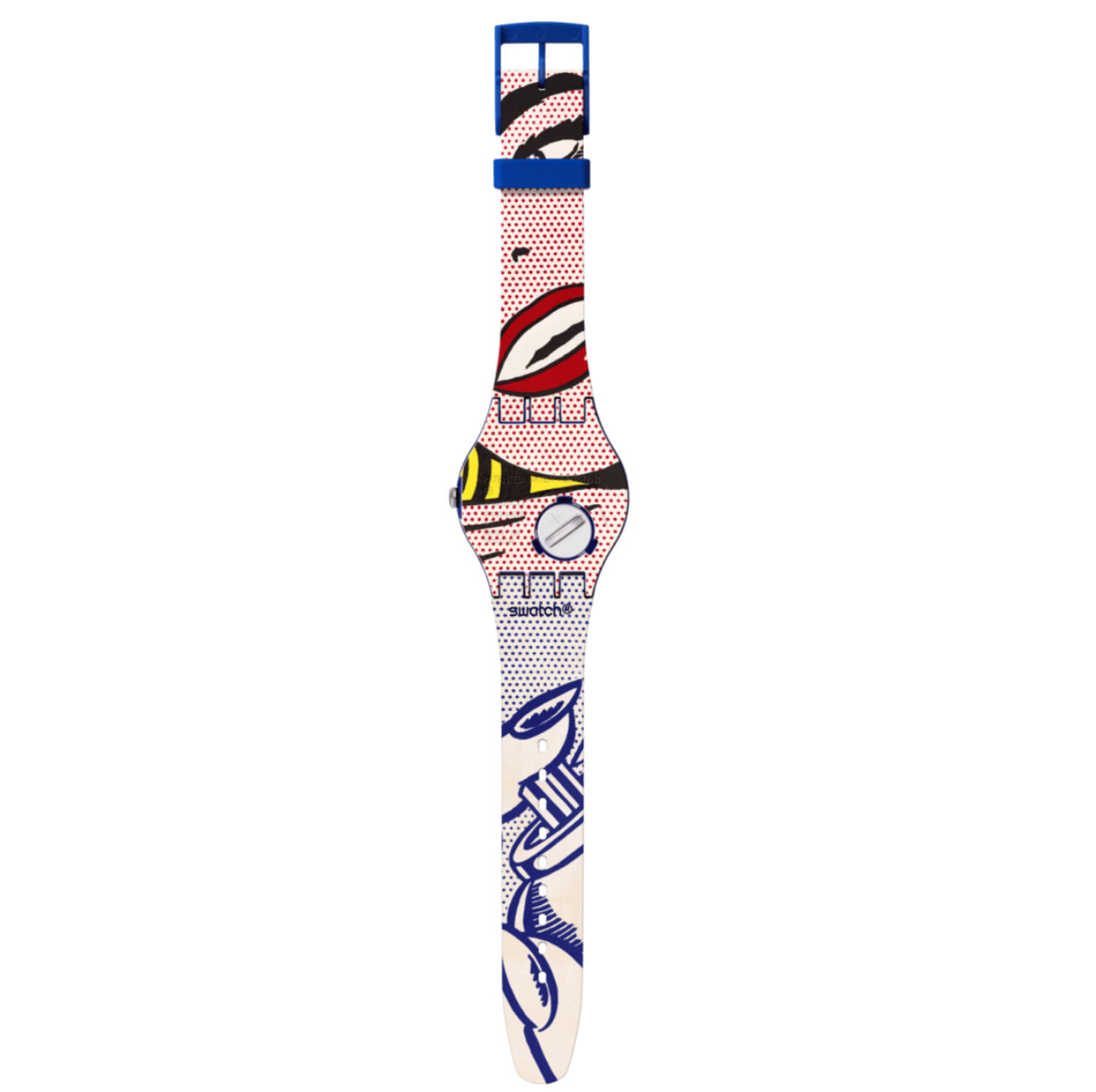 Наручные часы Swatch, синий — фото 1