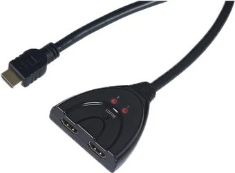 FO-372 Двунаправленный HDMI селектор. 2 входа, 1 выход. Кабель 50 см