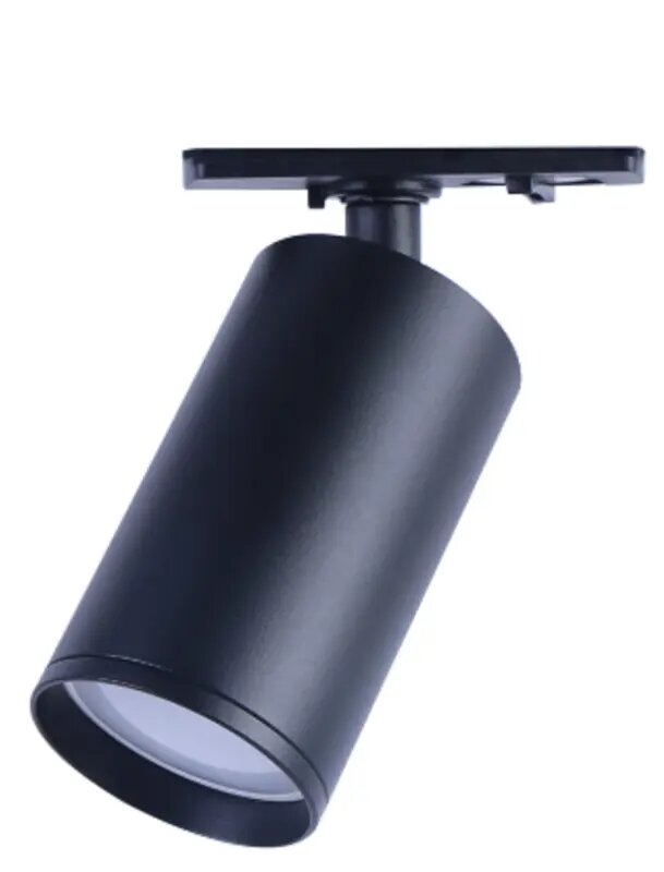 Трековый светильник спот ЭРА TR39 GU10 под лампу однофазный цвет черный