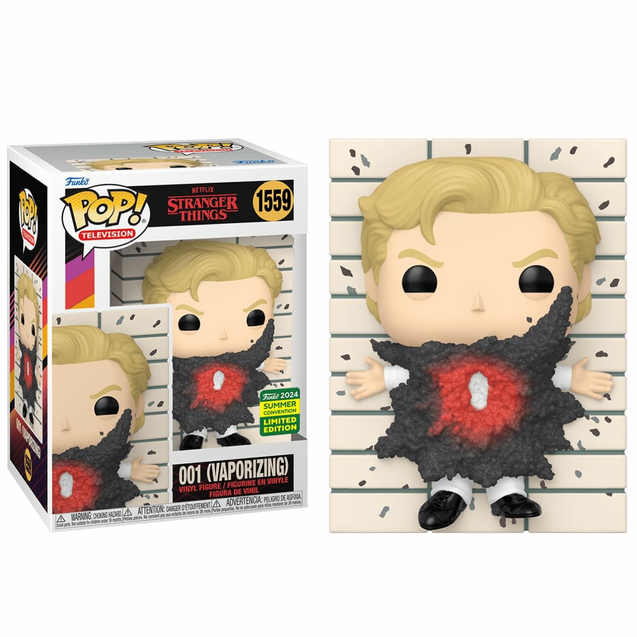 Фигурка Funko Pop! Stranger Things: Henry 001 Vaporizing (Эксклюзив SDCC 2024 (Фанко Поп 001 Генри Крил из сериала Очень странные дела))