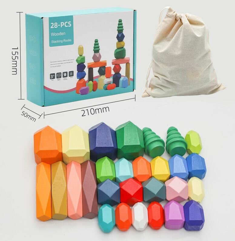 Настольная игра для детей, TALENTED KIDS, развивающая, для взрослых, 28 камней