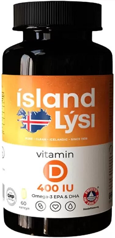 Lysi Омега-жиры Lysi Omega-3 + Витамин D, 60 капс