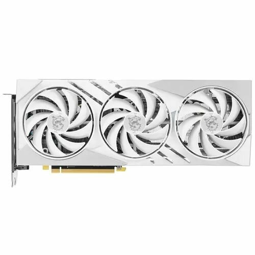 Видеокарта MSI GeForce RTX 4060 Ti GAMING X SLIM WHITE (GeForce RTX 4060 Ti GAMING X SLIM WHITE 8G) - PCI Express 4.0, 8 ГБ, GDDR6, 128 бит, DisplayPort, HDMI, GPU 2310 МГц