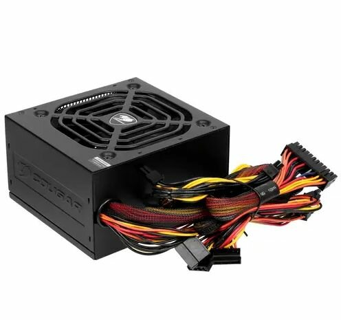 Блок питания Cougar STC500 500W (CGR SC-500) черный - 500 Вт, 80+ Standart, ATX 20+4 пин, 4 pin + 4 pin CPU, 5 SATA, 2 x 6+2 pin PCI-E