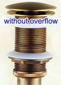 Античная латунь, золото, черный, латунь для ванной комнаты, всплывающий слив для раковины, латунный всплывающий сливной слив для раковины