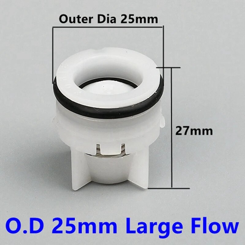 Обратный клапан O.D 25mm Large Flow, белый, 1 piece